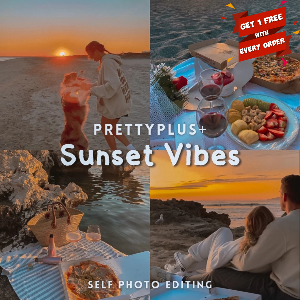 Sunset Vibes | Lightroom Preset Mobile IOS Android & PC Desktop | Random FREE 1 Preset | Shopee ...