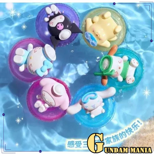 【ORIGINAL】3PCS / 1PACK TOPTOY SANRIO CHARACTERS MINI SWIMMING RING ...