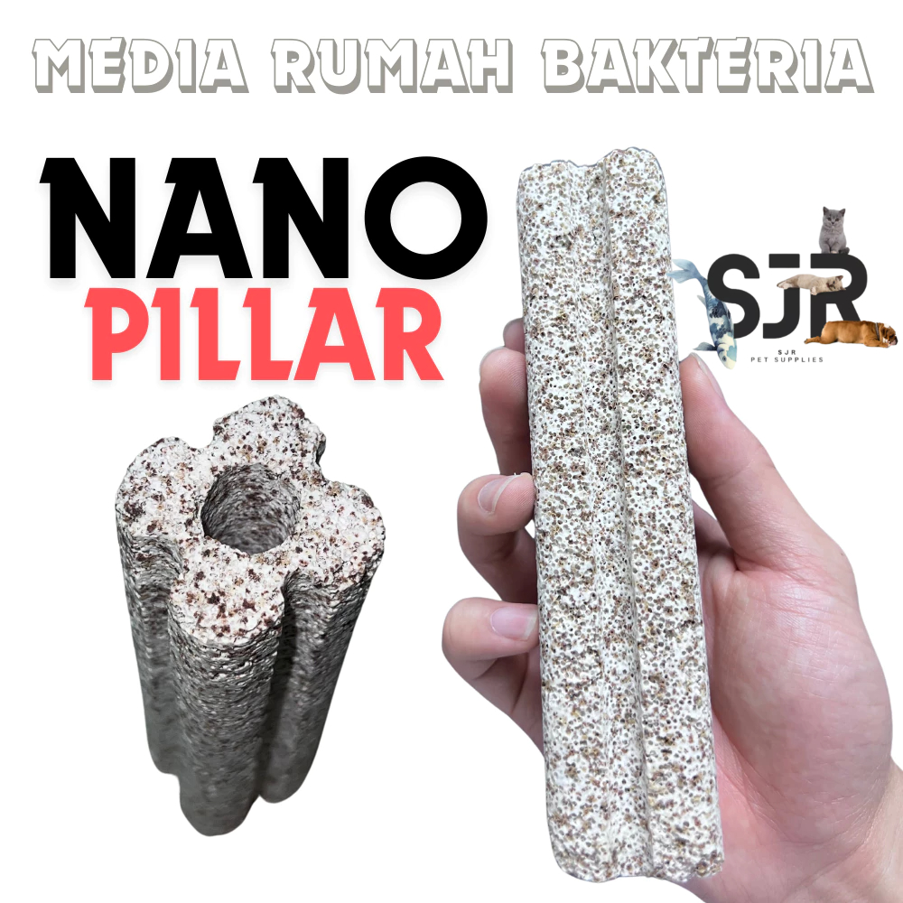 Nano Pillar Filter Media Bacteria House 5D Grey Colors 1 pc 细菌屋菌条 ...