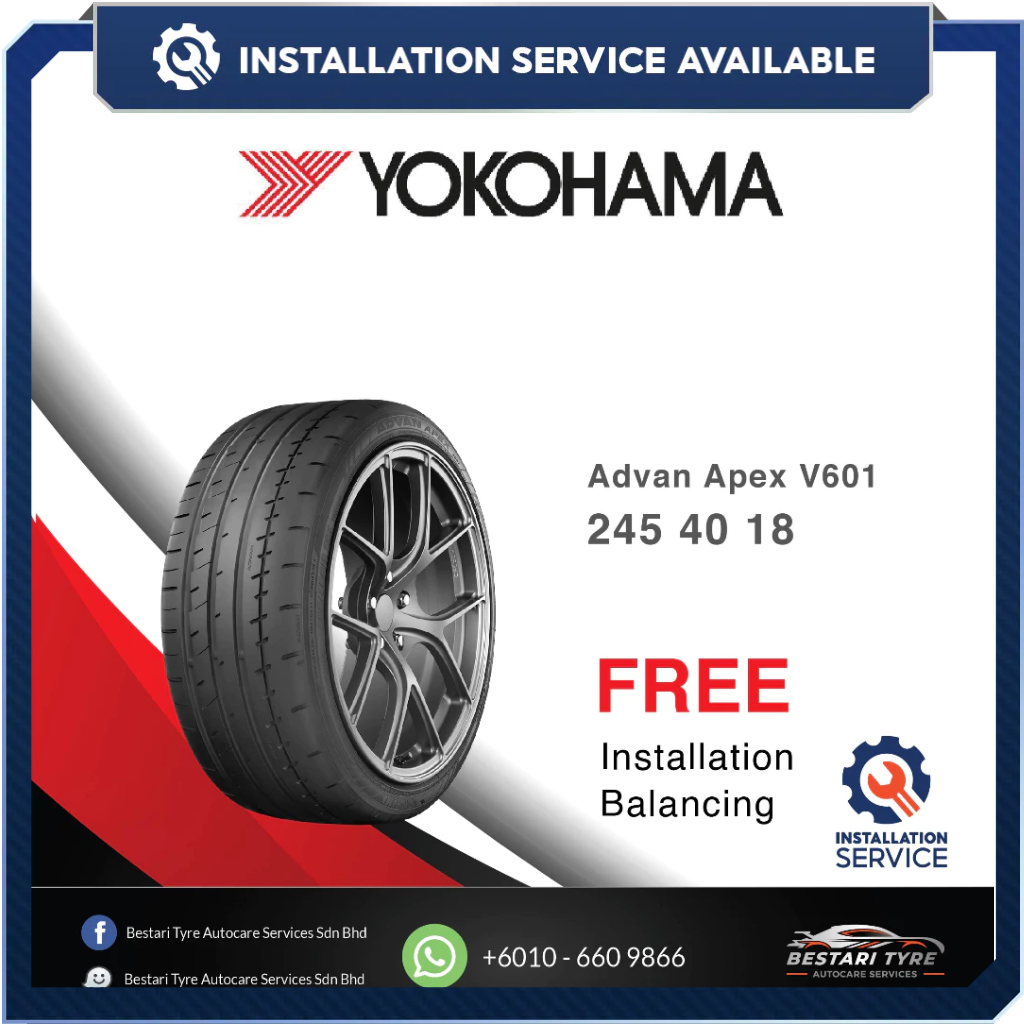 [𝗜𝗻𝘀𝘁𝗮𝗹𝗹𝗮𝘁𝗶𝗼𝗻 𝗣𝗿𝗼𝘃𝗶𝗱𝗲𝗱] 235/40R18 245/40R18 235/50r18 265/35r18 245/40r19 Yokohama Advan Apex ...