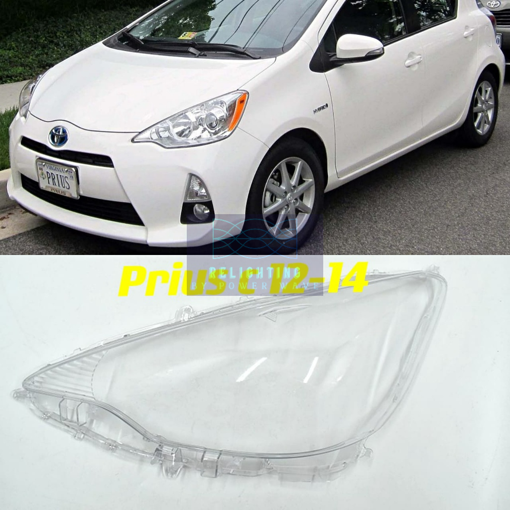 TOYOTA PRIUS-C PRIUS C 12-15 2012 2013 2014 2015 HEADLAMP COVER LENS ...