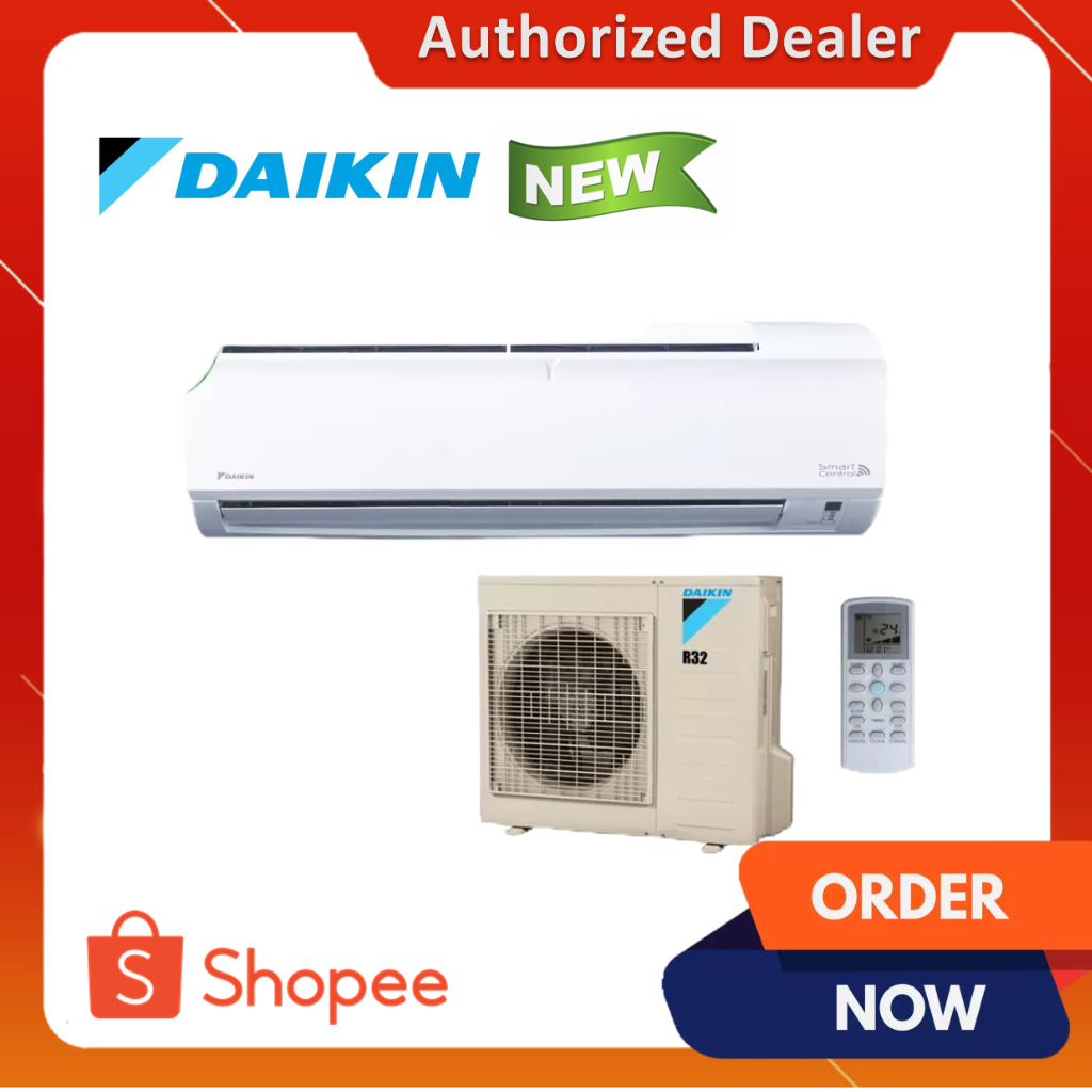 Daikin 2.0hp FTV50PB / 2.5hp FTV60PB R32 Non-Inverter Built in WIFI Air conditioner/Sharp/Khind ...