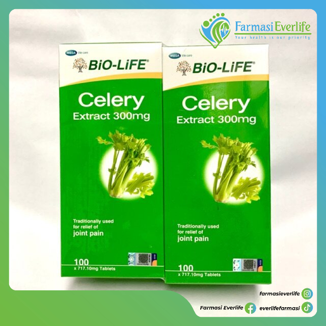 Celery Bio-Life Extract 300mg (100 Tablets ) | Shopee Malaysia