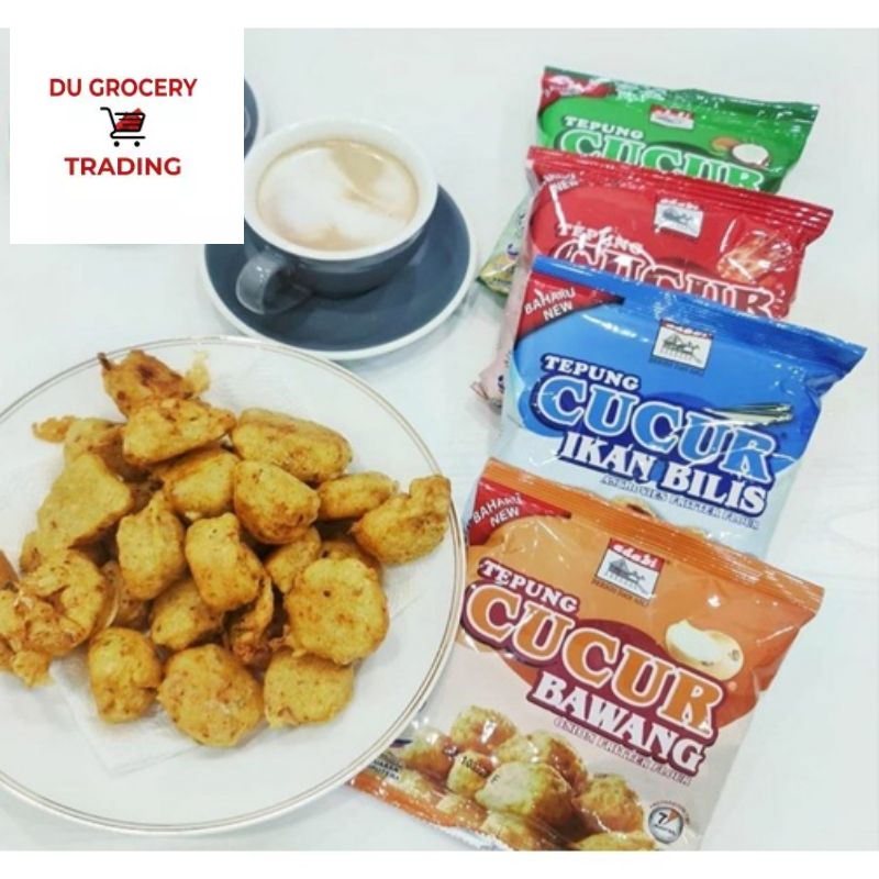 Adabi Tepung Cucur Fritter Flour Udang / Ikan Bilis / Bawang / Lemak ...