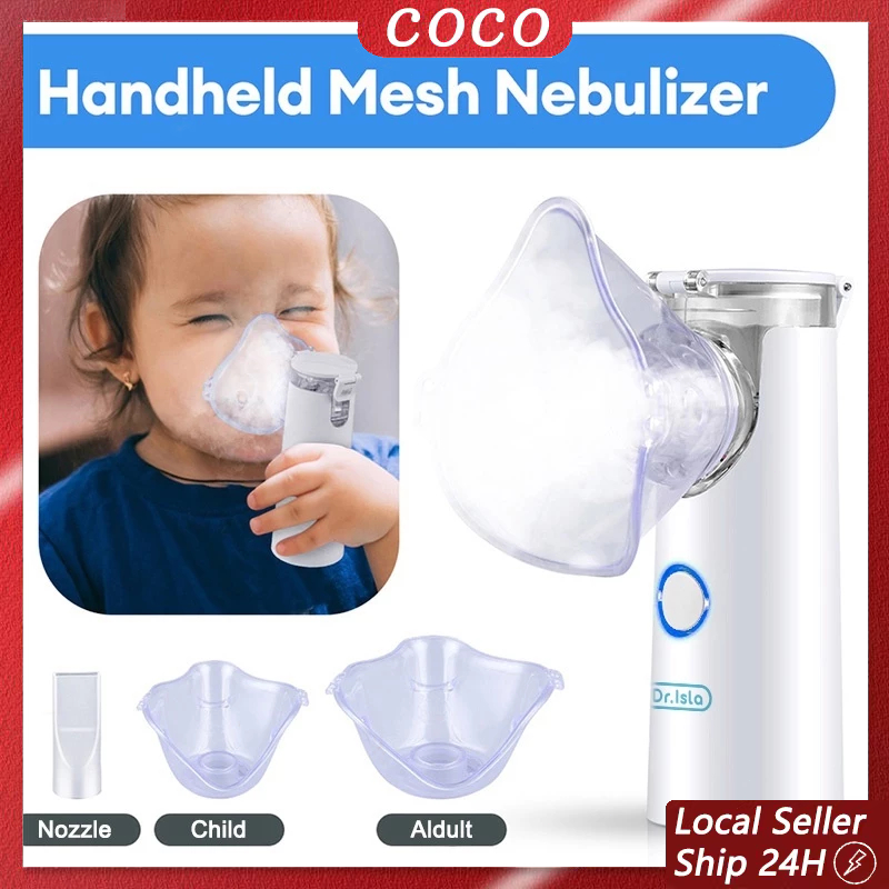 Portable Mesh Nebulizer Ultrasonic Respiratory Therapy Inhaler W301 ...