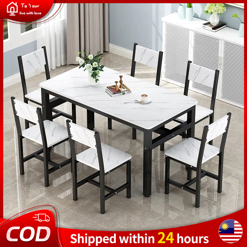 Dining room dining table four seater Modern Dining table and chair set ...