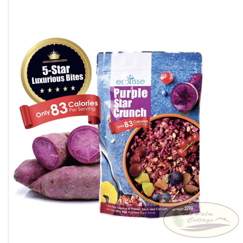 [Best Before May2026] Etblisse Purple Star Crunch (HALAL) 220g | Shopee ...