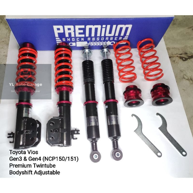 Toyota Vios Gen3 & Gen4 (NCP150/151) Premium P3 series Twintube Hi Low ...