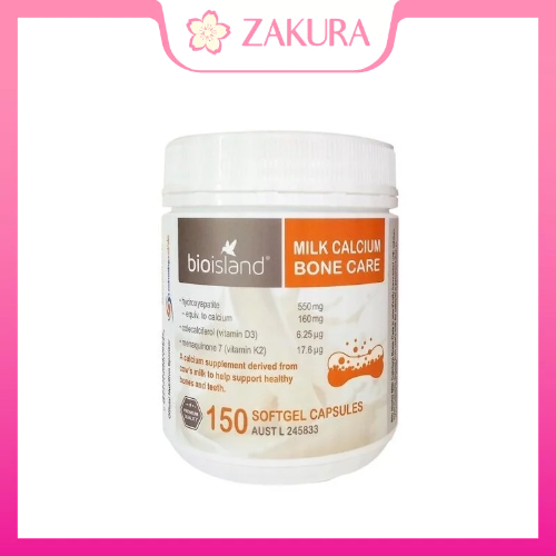 Bio Island Milk Calcium Bone Care 150 capsules | Shopee Malaysia
