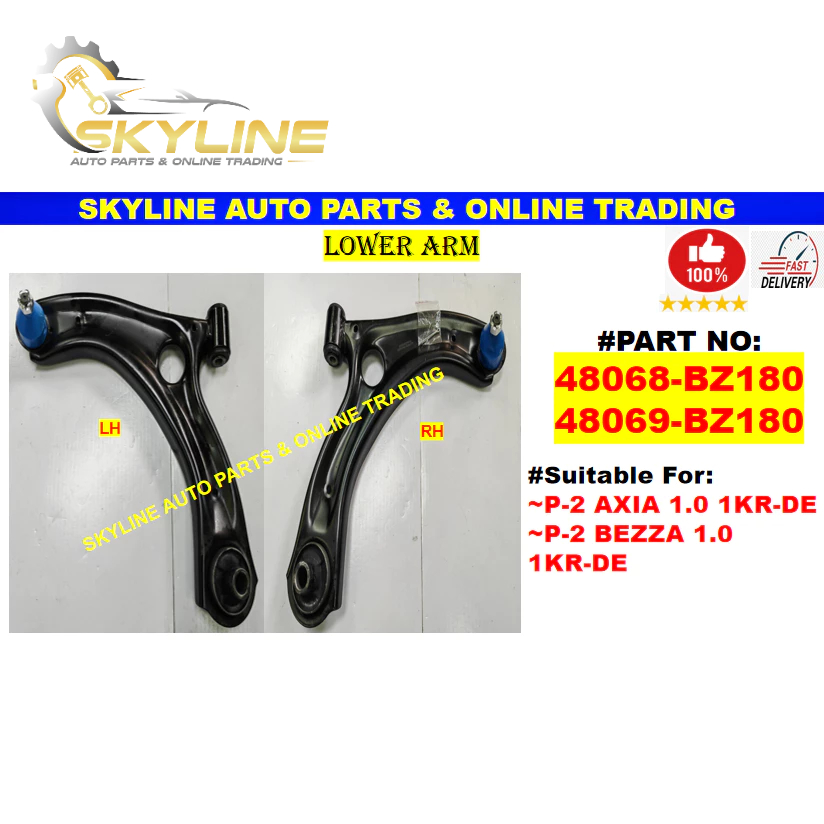 48068-BZ180 & 48068-BZ180 Lower Arm Perodua Axia 1.0 1KR-DE / Perodua ...