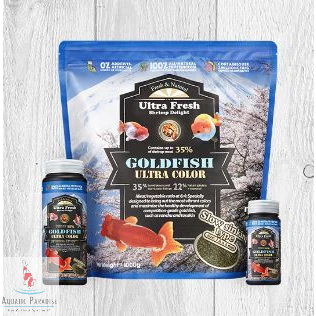 AZOO Ultra Fresh Goldfish Ultra Color Slow Sinking Pellet Aquarium Fish ...