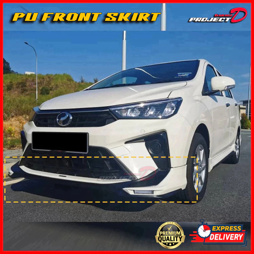 💥Ready Stock💥Perodua Bezza Facelift G.U Design 'PU' Front Skirting With ...