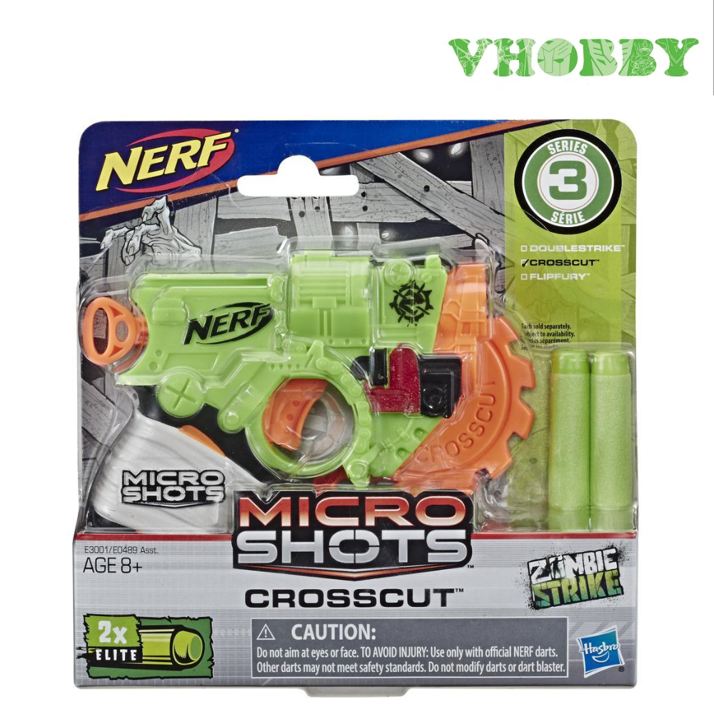 Nerf Zombie Strike Micro Shots Crosscut Blaster | Shopee Malaysia