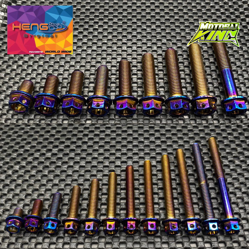 🇹🇭🔥 SKRU TITANIUM HENG THAILAND ALLOY 🇹🇭🔥 SKRU UNIVERSAL WARNA TITANIUM ...