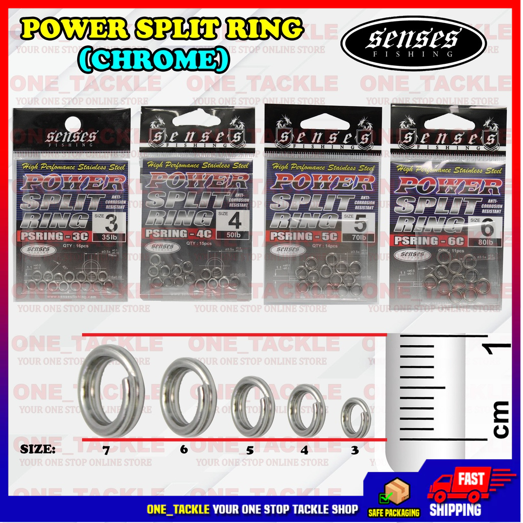 Senses Power Split Ring CHROME | Shopee Malaysia