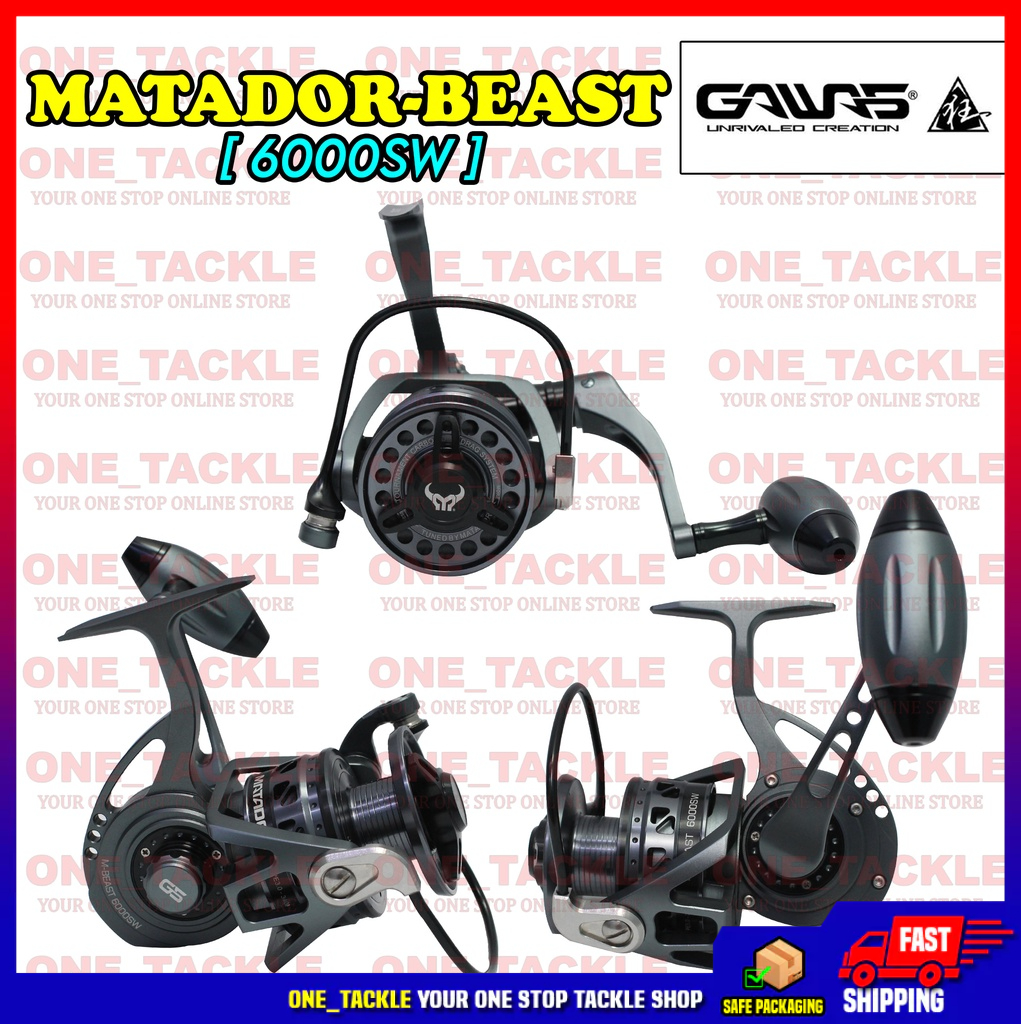 GAWAS MATADOR-BEAST 6000 SW SPINNING REEL | Shopee Malaysia