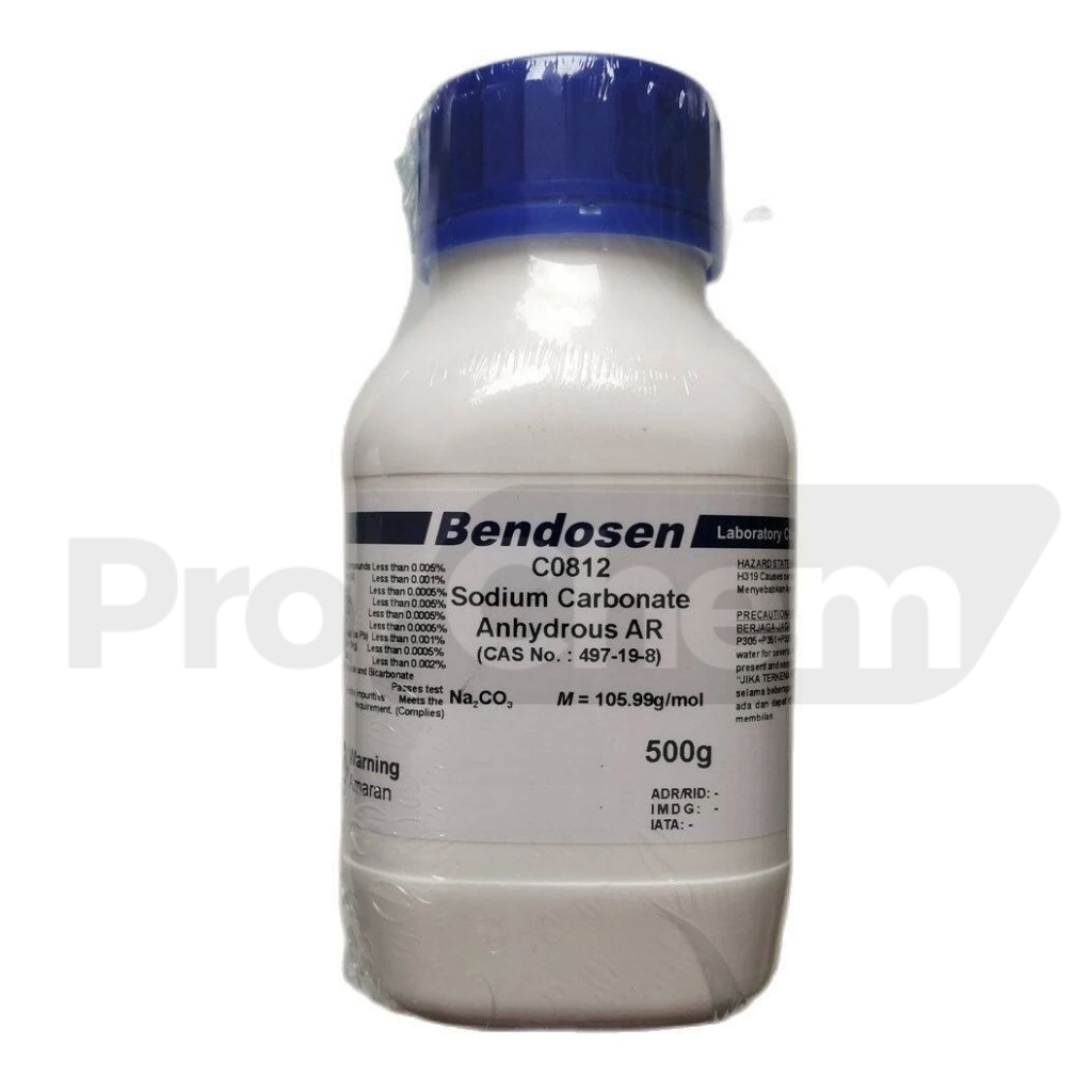 Sodium Carbonate Anhydrous AR, Bendosen 500g [CAS No. 497-19-8 ...