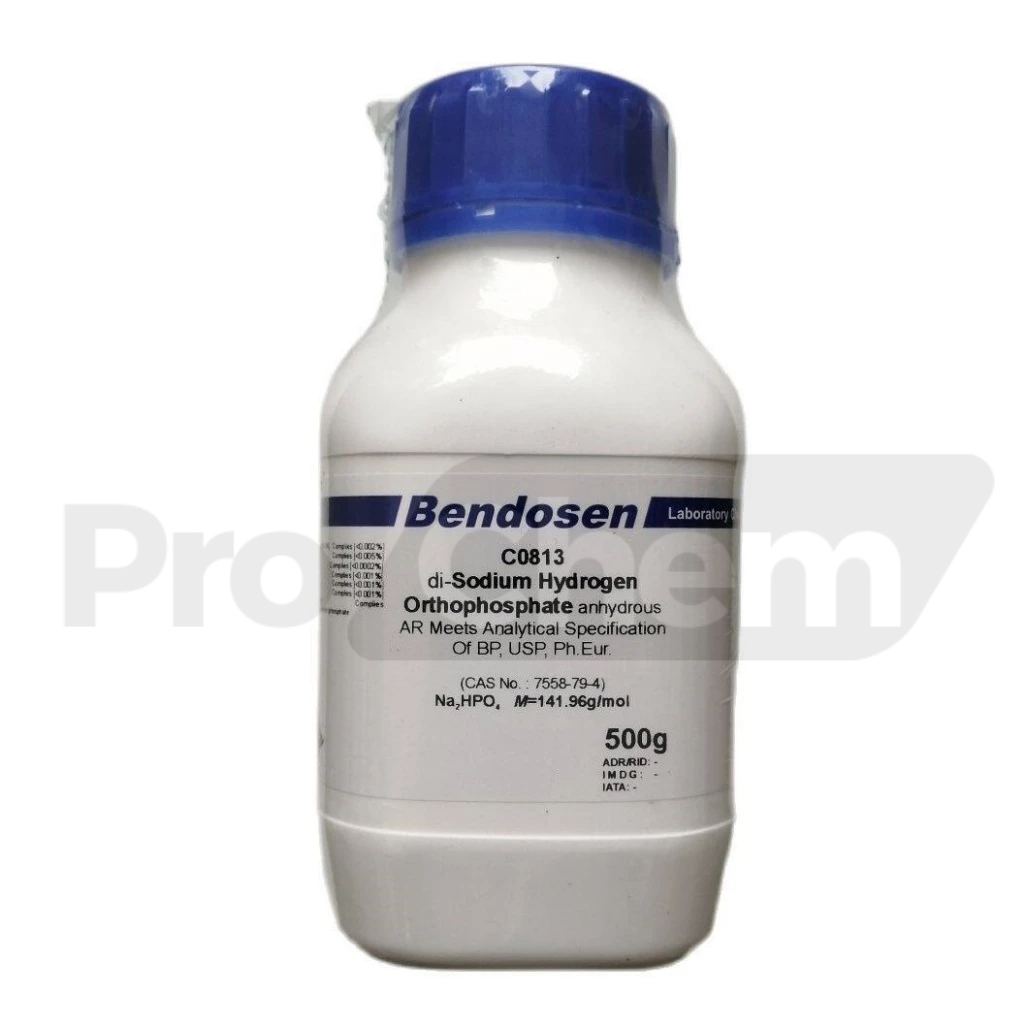 di Sodium Hydrogen Phosphate Anhydrous AR Bendosen 500g [CAS No. 7558 ...