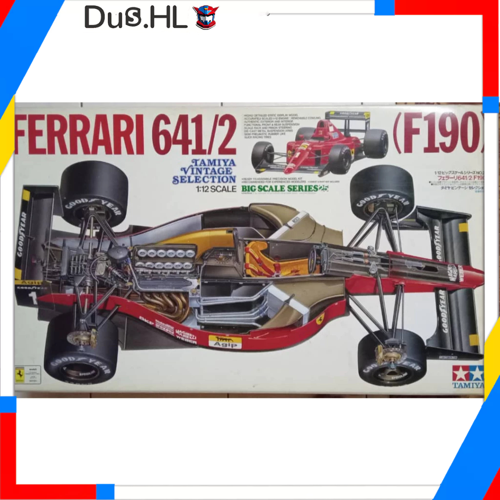 Tamiya Ferrari 641/2 F190 1/12 Scale Big Scale Series Japan | Shopee Malaysia