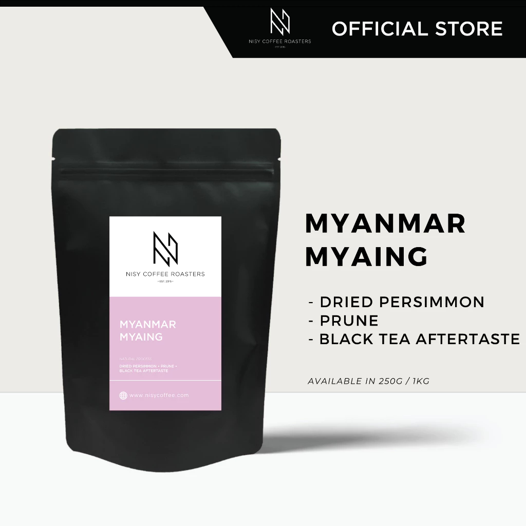 [𝗡𝗘𝗪] Myanmar Myaing Roasted Coffee Bean Arabica Espresso Latte Nisy ...