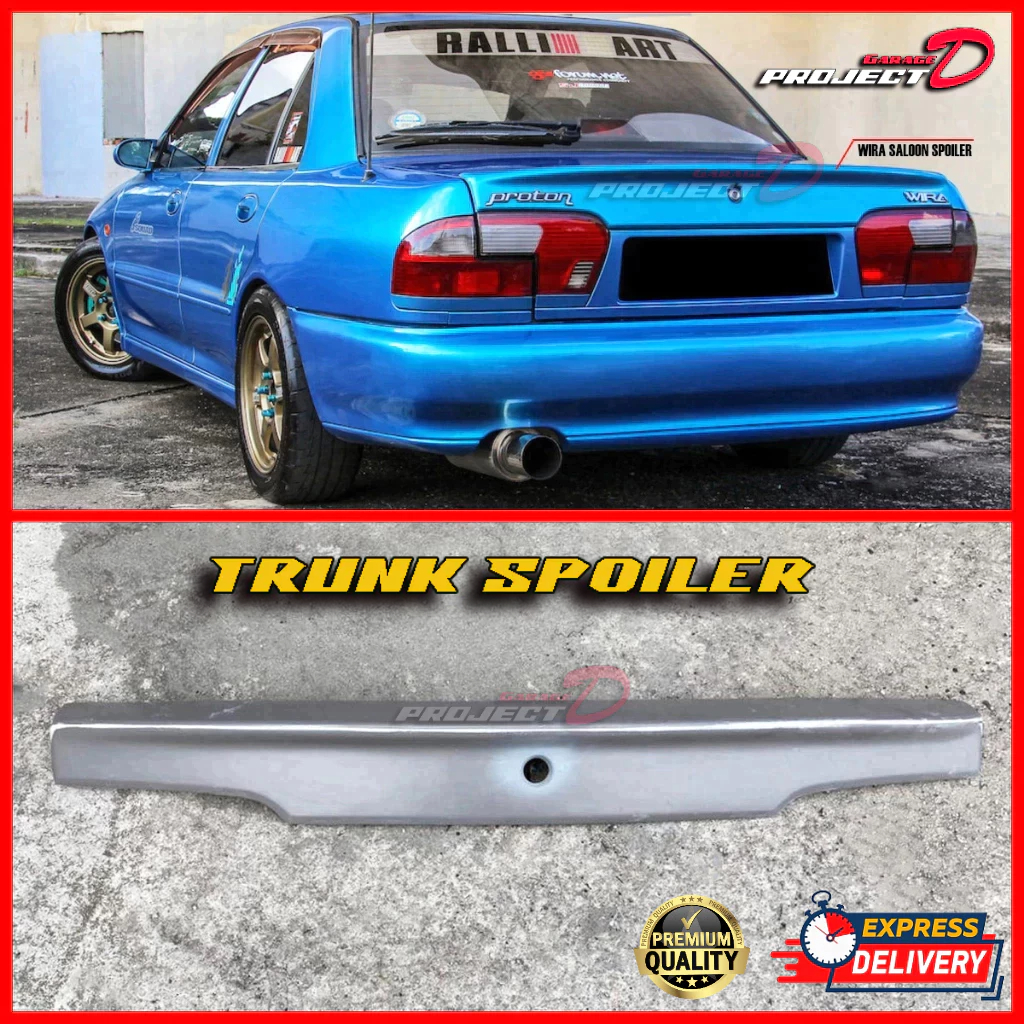 💥Ready Stock💥MDM Proton Wira C99 Saloon Trunk Spoiler / ORI Style ...