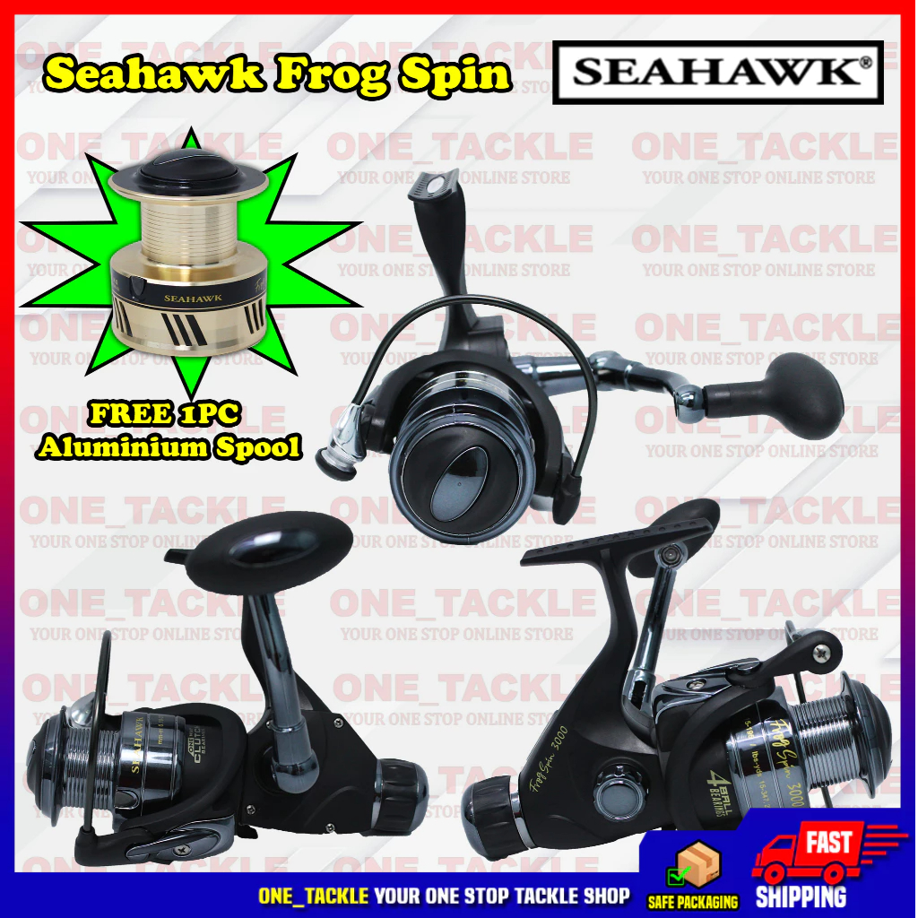 Seahawk Frog spin spinning reel drag bising | Shopee Malaysia