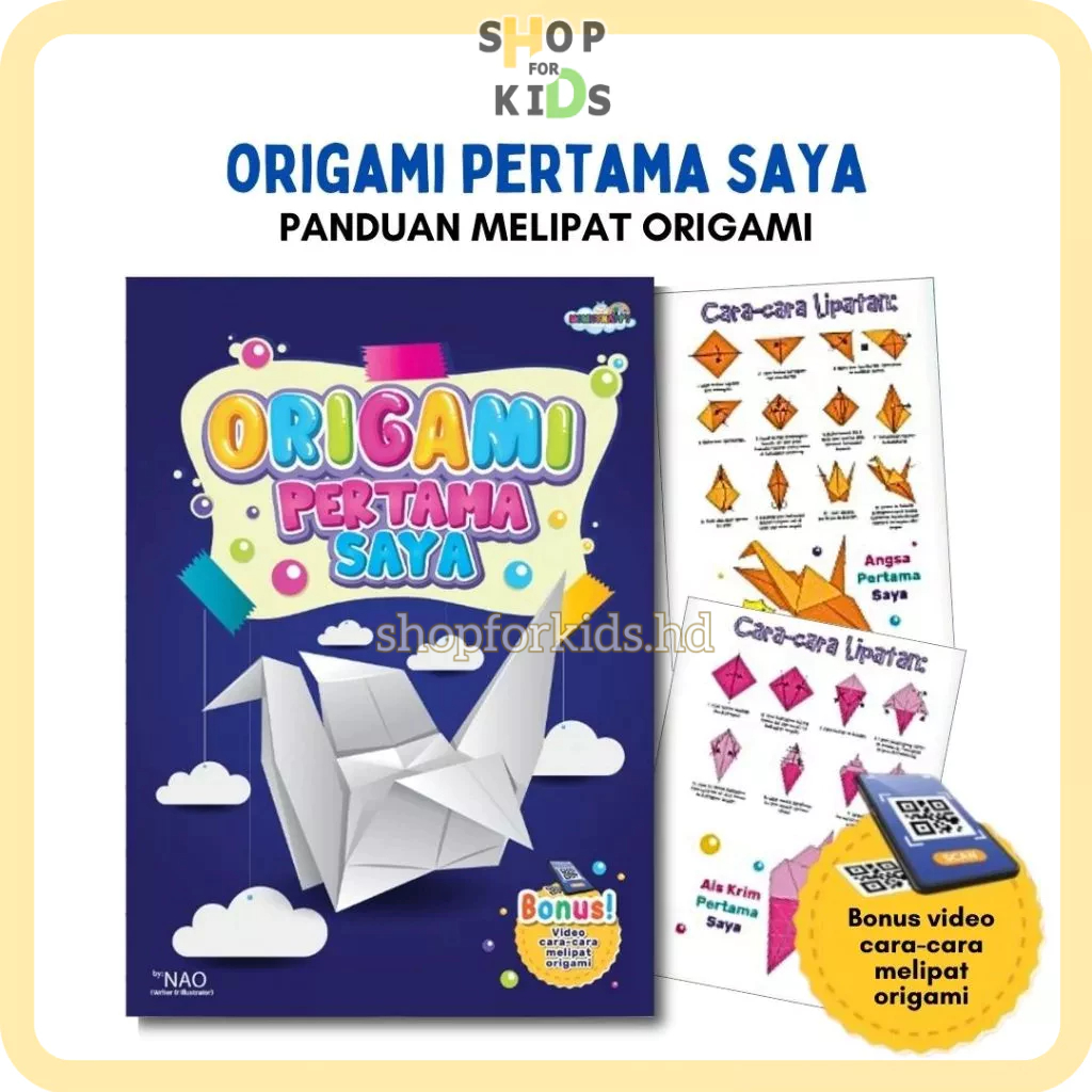 BUKU ORIGAMI PERTAMA SAYA | Panduan Melipat Origami Guide Book | Shopee ...