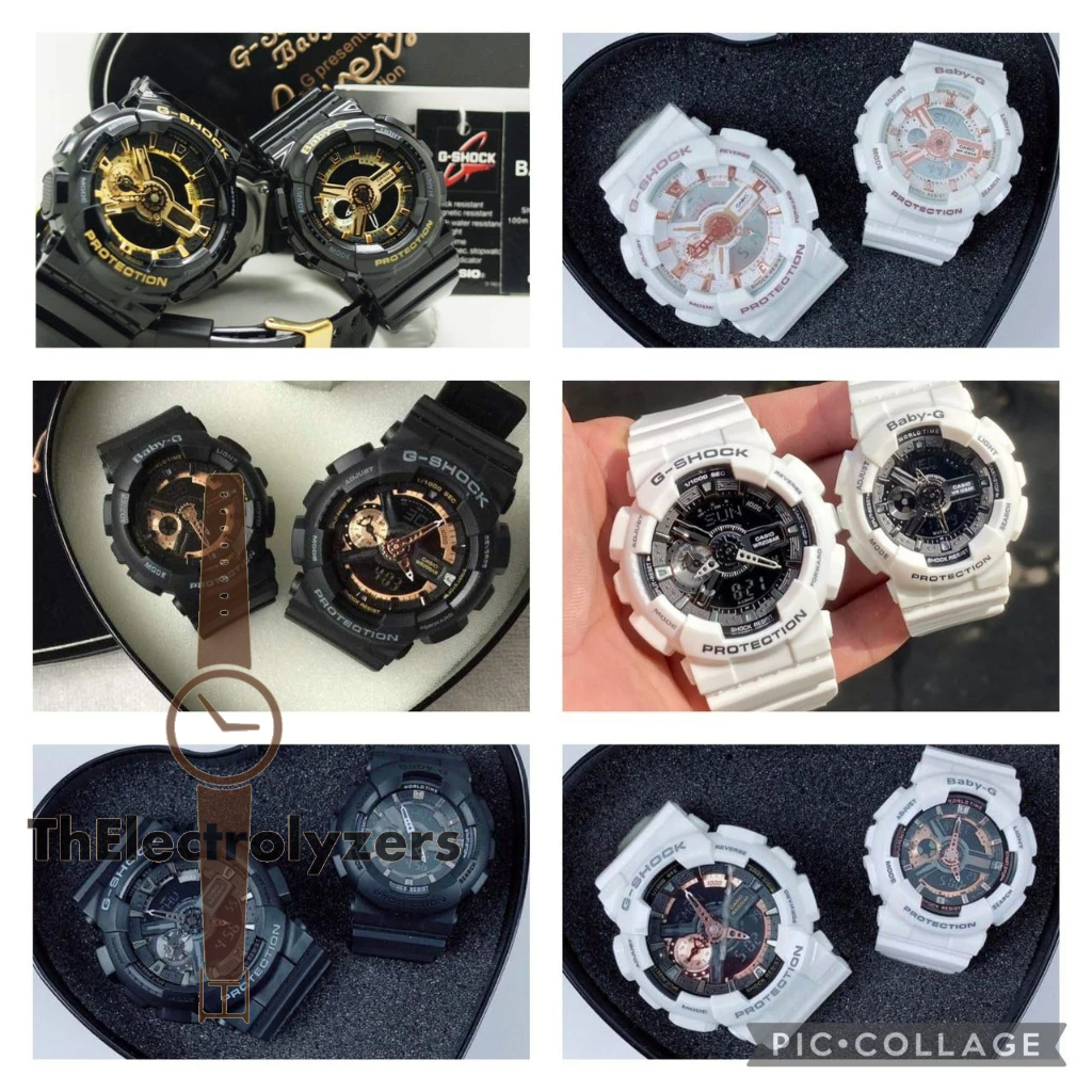 NEW ARRIVAL JAN TAGAN GA-110 COUPLE SET PREMIUM QUALITY ANALOG DIGITAL ...
