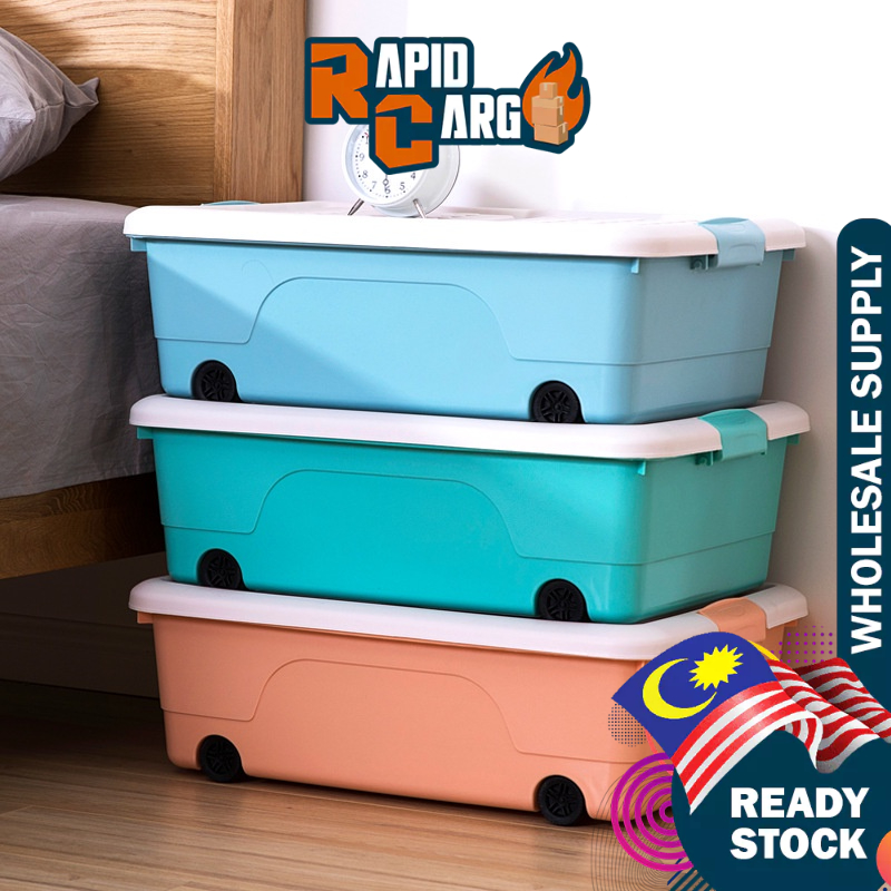 PROMOSI SEARANG! Korea Under Bed Box Bedroom Storage Box Viral Children ...