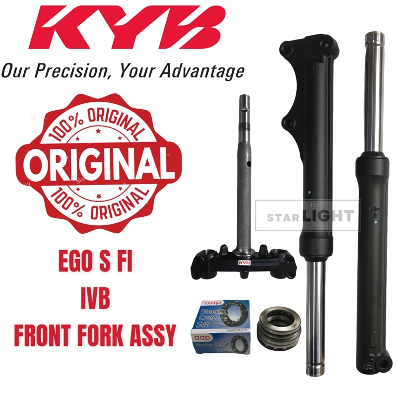 YAMAHA EGO S FI FUEL INJECTION (1VB) SOLARIZ 100% ORIGINAL FRONT FORK ASSY DAMPER FORK T UNDER ...