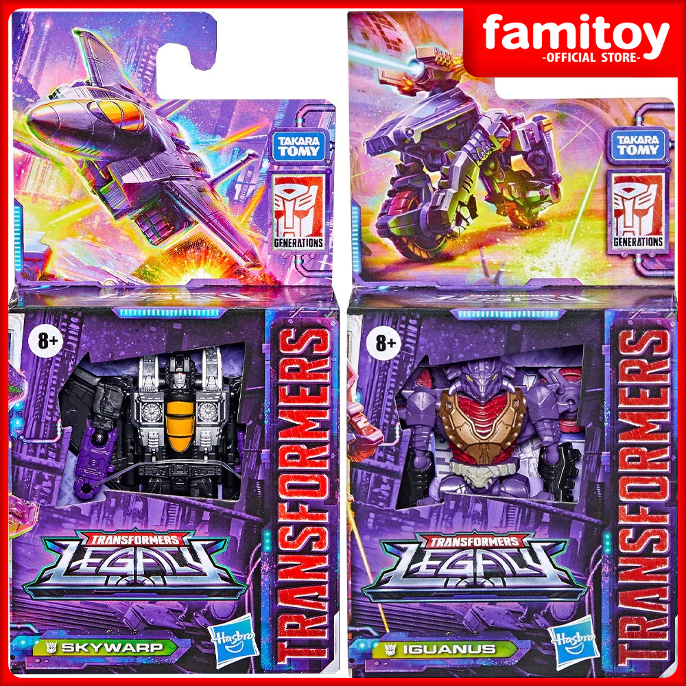 Hasbro Transformers Generations Legacy Core Class Skywarp & Iguanus ...