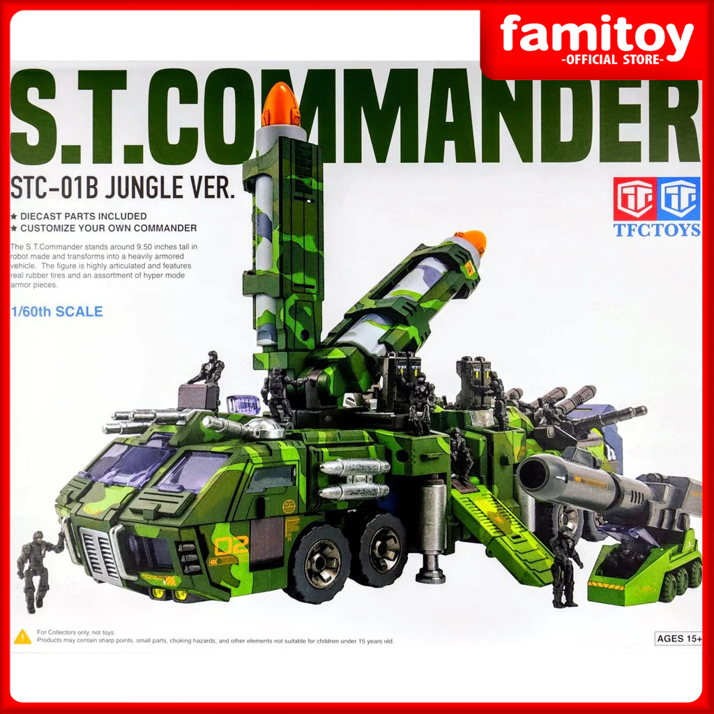 TFC Toys STC-01B Supreme Tactical Commander Rolling Thunder Optimus ...
