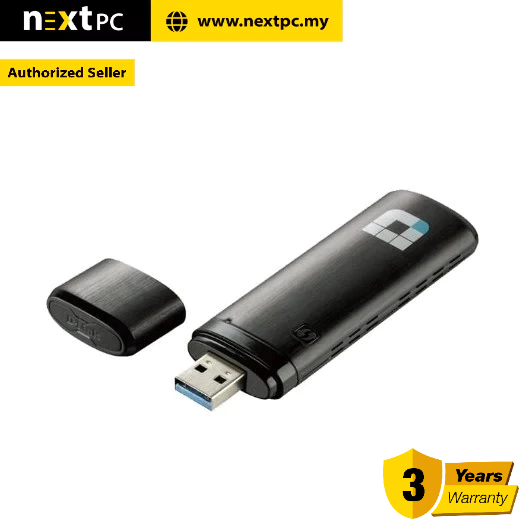 [Ready Stock] D-LINK Wireless AC1300 MU-MIMO USB Adapter / 3 Year ...