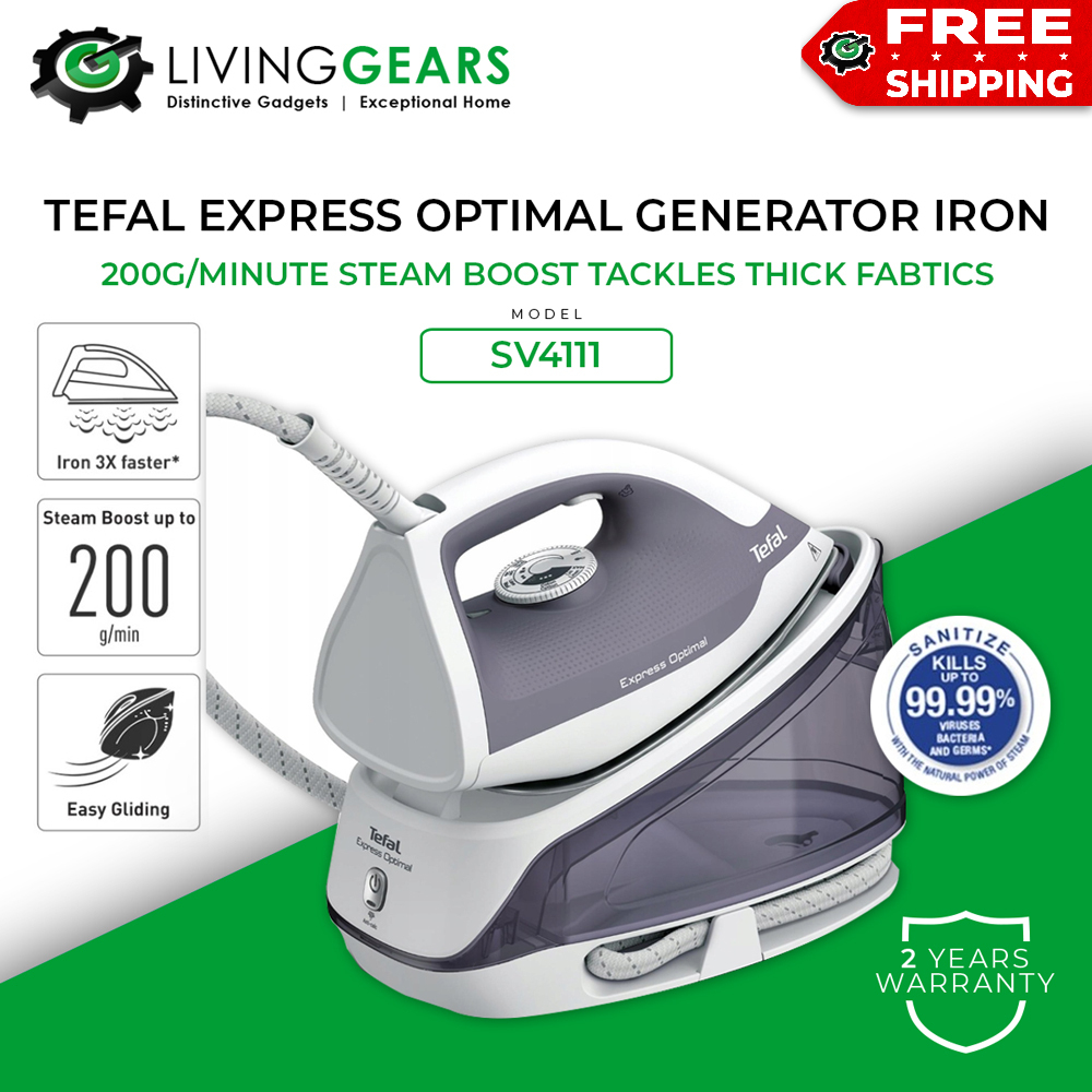 [NEW] Tefal Steam Station Express Optimal Steam Generator Iron (SV4111 ...