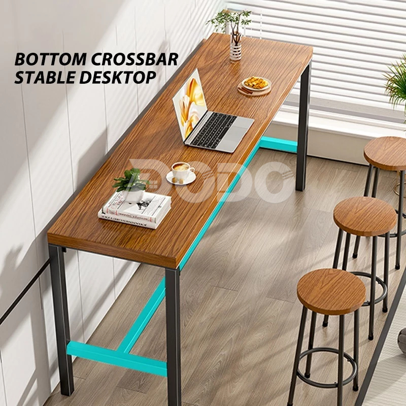 DO H100cm Bar Table Set Long High Table Home Kitchen Balcony Coffee ...