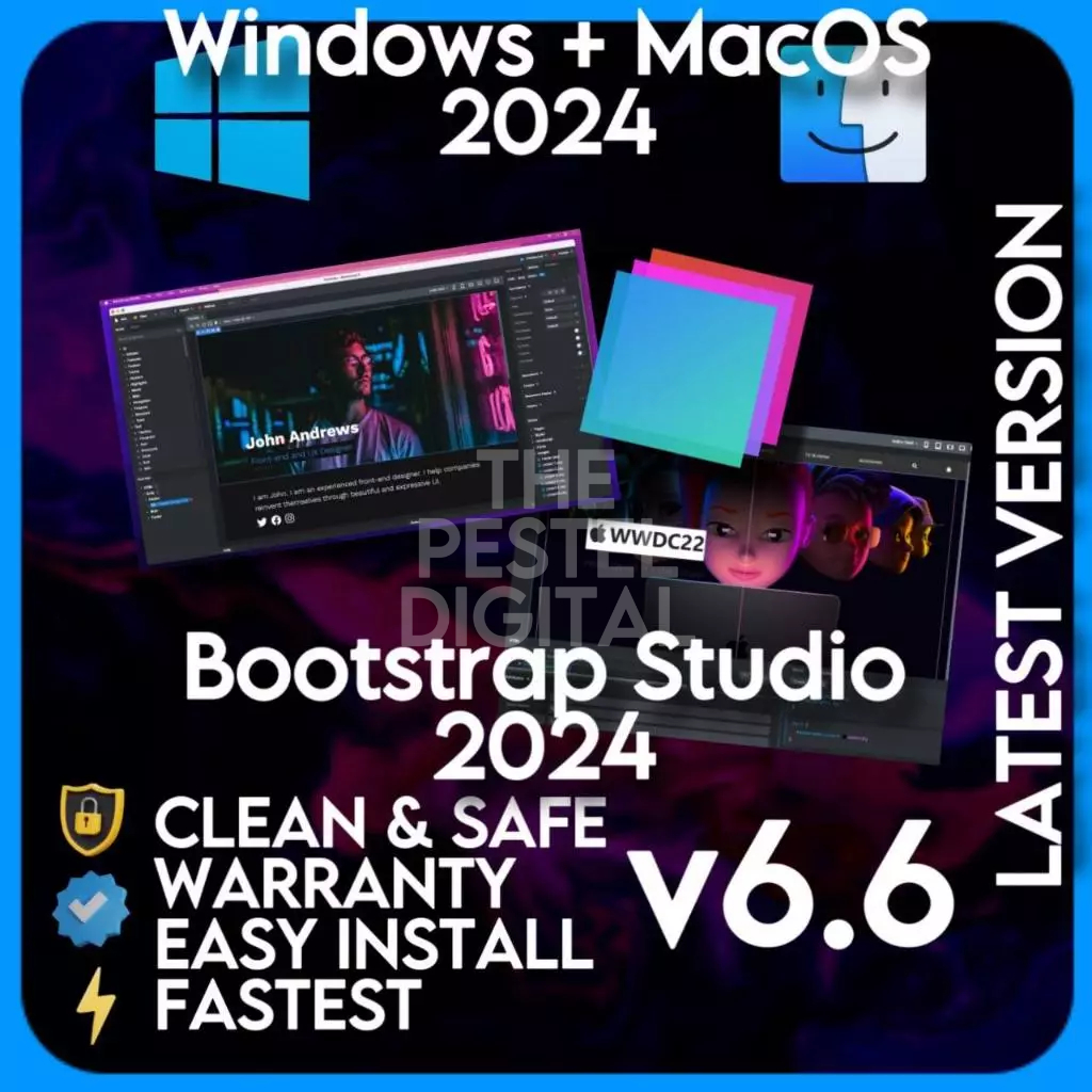 Bootstrap Studio 2024 Lifetime Latest Full Version || Windows MacOS ...