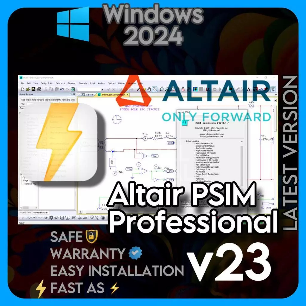 Altair PSIM Professional v23 Lifetime Latest Full Version || Windows ...