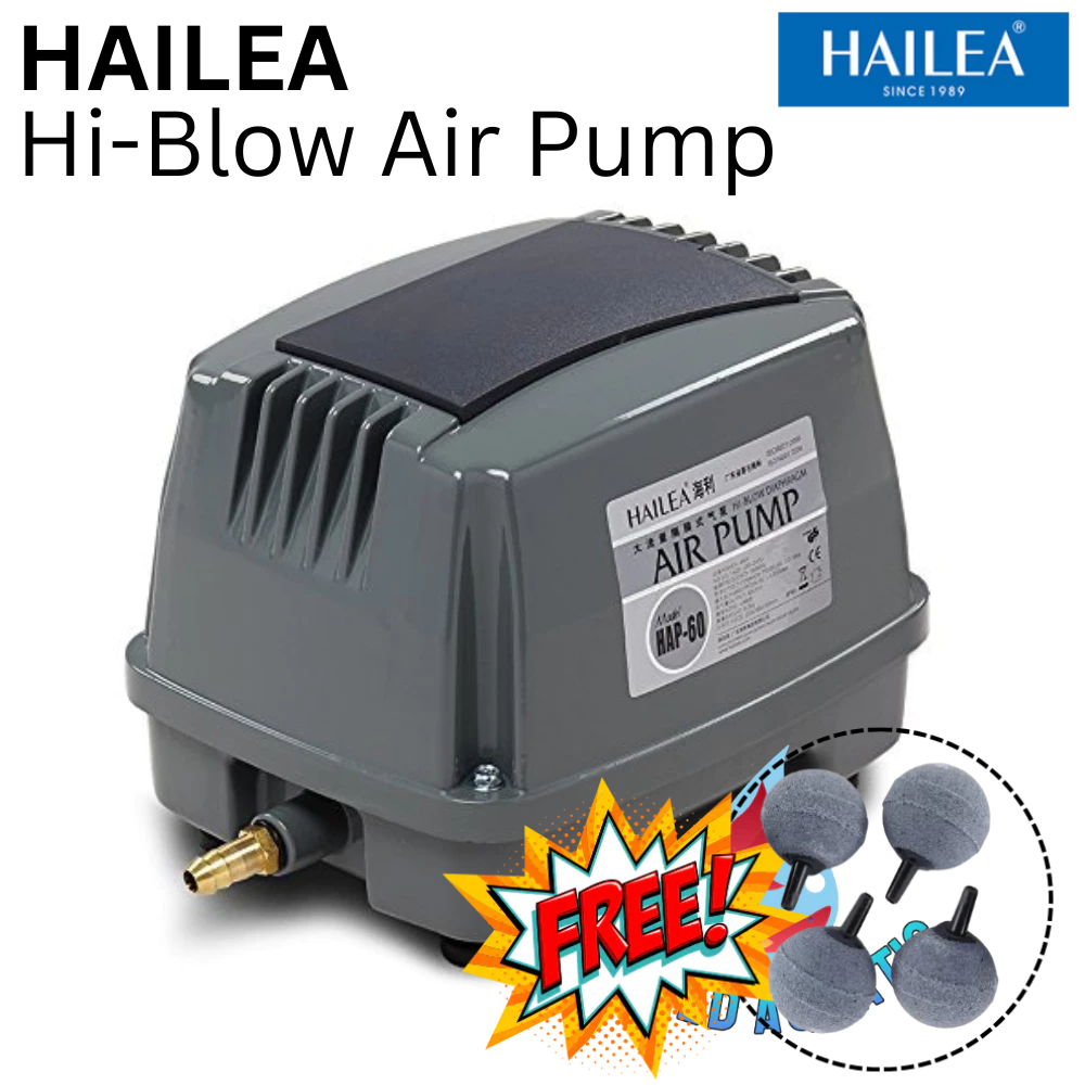 HAILEA Hi Blow Air Pump HAP60/80/100/120/150/200 Hi-Blow Diaphragm ...