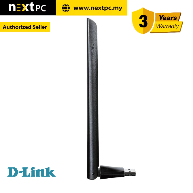 [Ready Stock] D-LINK Wireless AC600 High Gain USB Adapter with External ...