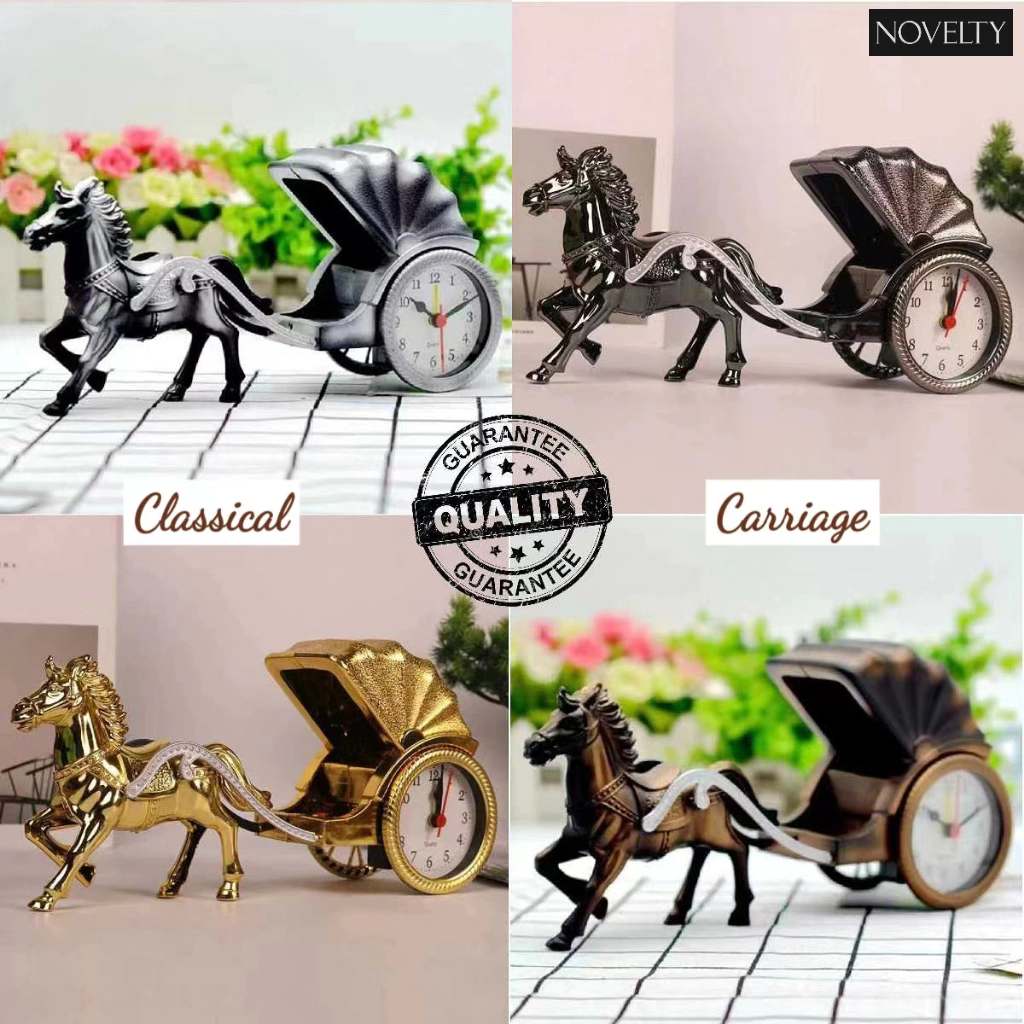 Heritage Carriage Alarm Clock Jam Loceng Kereta Kuda Klasik Vintage ...