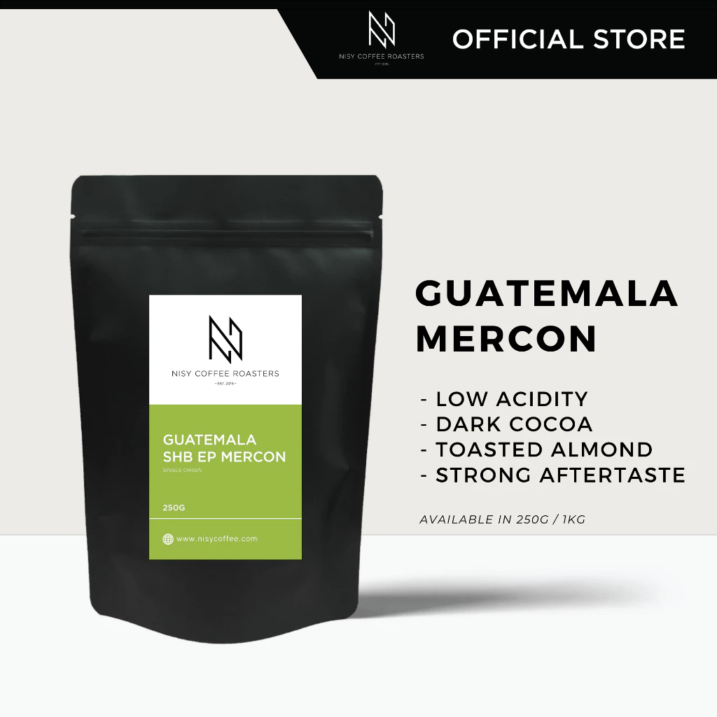 Guatemala Mercon Roasted Coffee Bean Dark Roast Arabica Latte Nisy ...