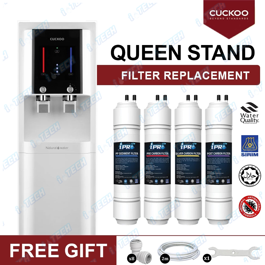CUCKOO Filter Replacement for CUCKOO Water Purifier QUEEN STAND Water Filter Replacement 4 in 1 ...