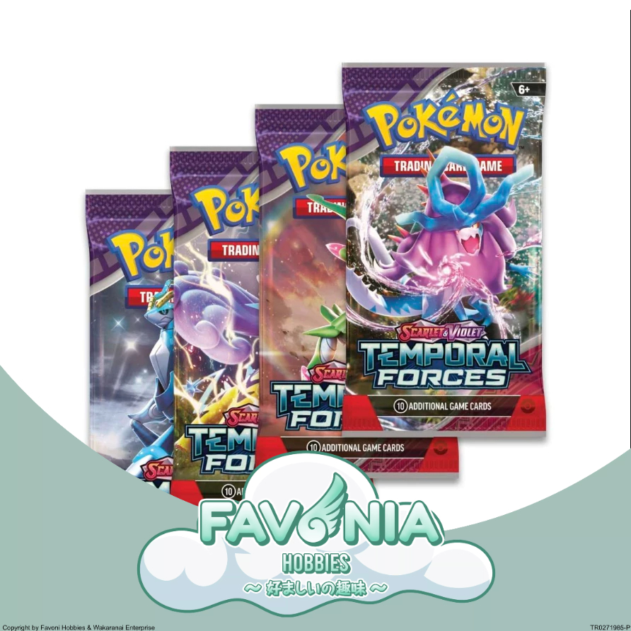 Pokemon TCG | SV05 | Temporal Forces | Booster Pack | Scarlet & Violet | PTCG | Original ...