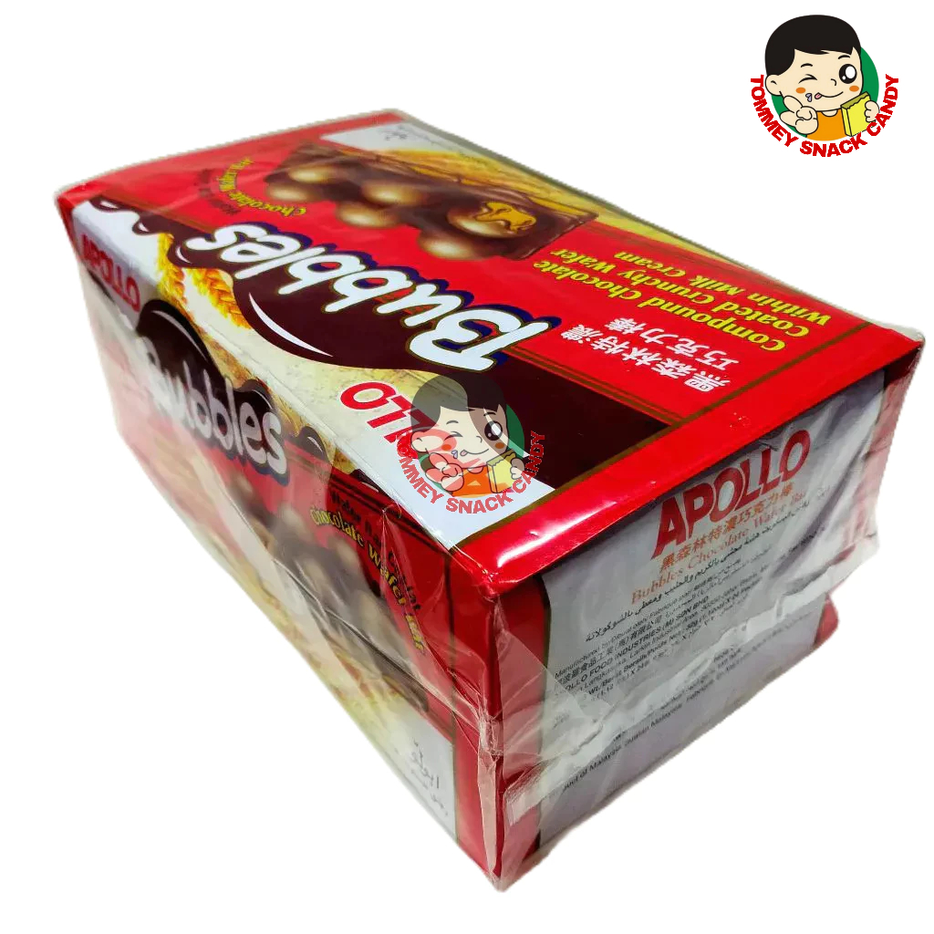 Apollo Bubbles Chocolate Wafer Bar 32gx24 Packs | Shopee Malaysia