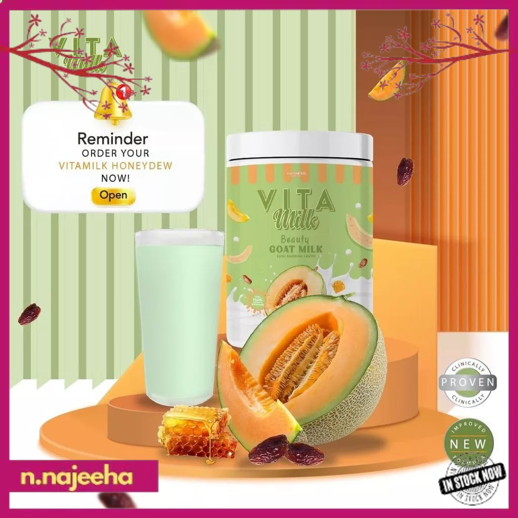 VITAMILK BOOSTER HONEYDEW ORIGINAL HQ NEW PACKAGING | Shopee Malaysia