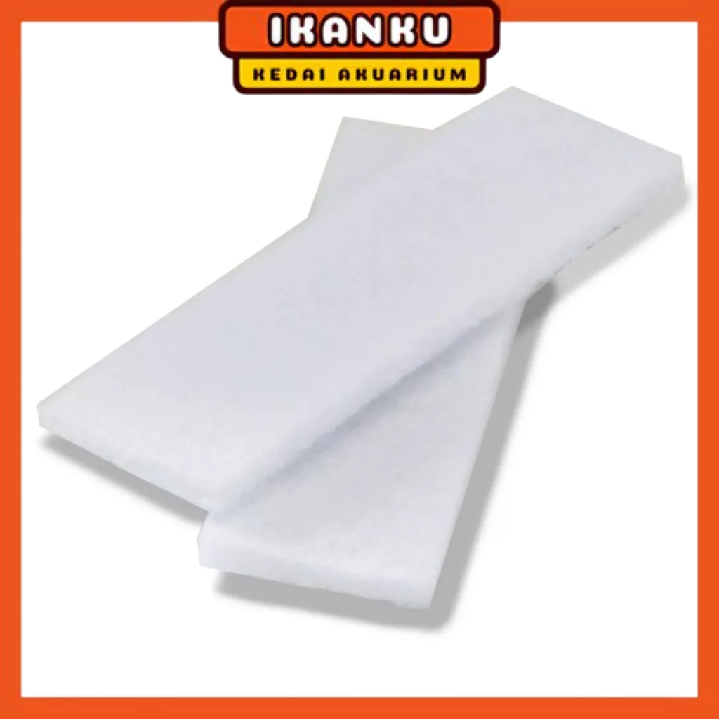 Aquarium White Filter Mat Sponge Wool Span Kapas Putih Penapis Akuarium ...