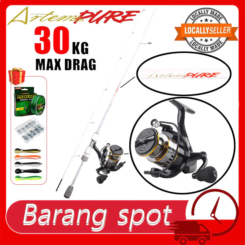 Fishing Rod Set Barang Mancing Set Fishing Combo Set Joran Pancing Set ...