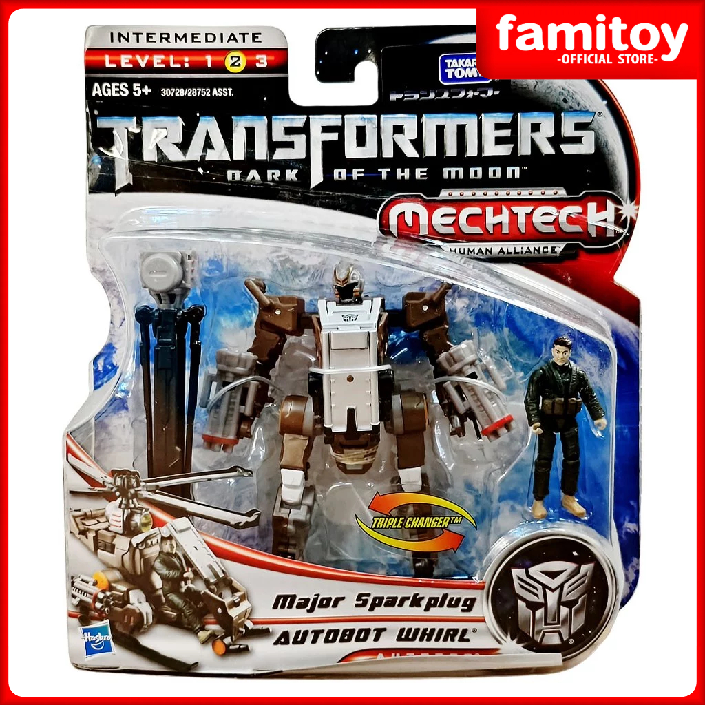TakaraTomy Transformers Dark Of The Moon DA-26 Whirl & Major Sparkplug ...
