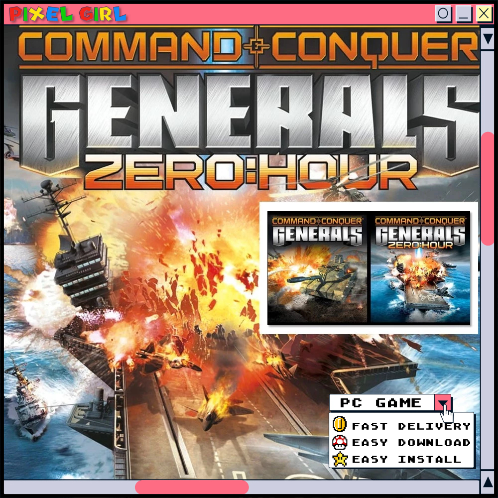 Command & Conquer Generals + Zero Hour PC Digital Download Offline [PC ...