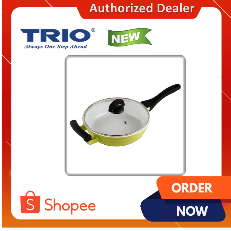 TRIO TFP-124 FRYING PAN (2 LAYER CERAMIC COATING) | Shopee Malaysia